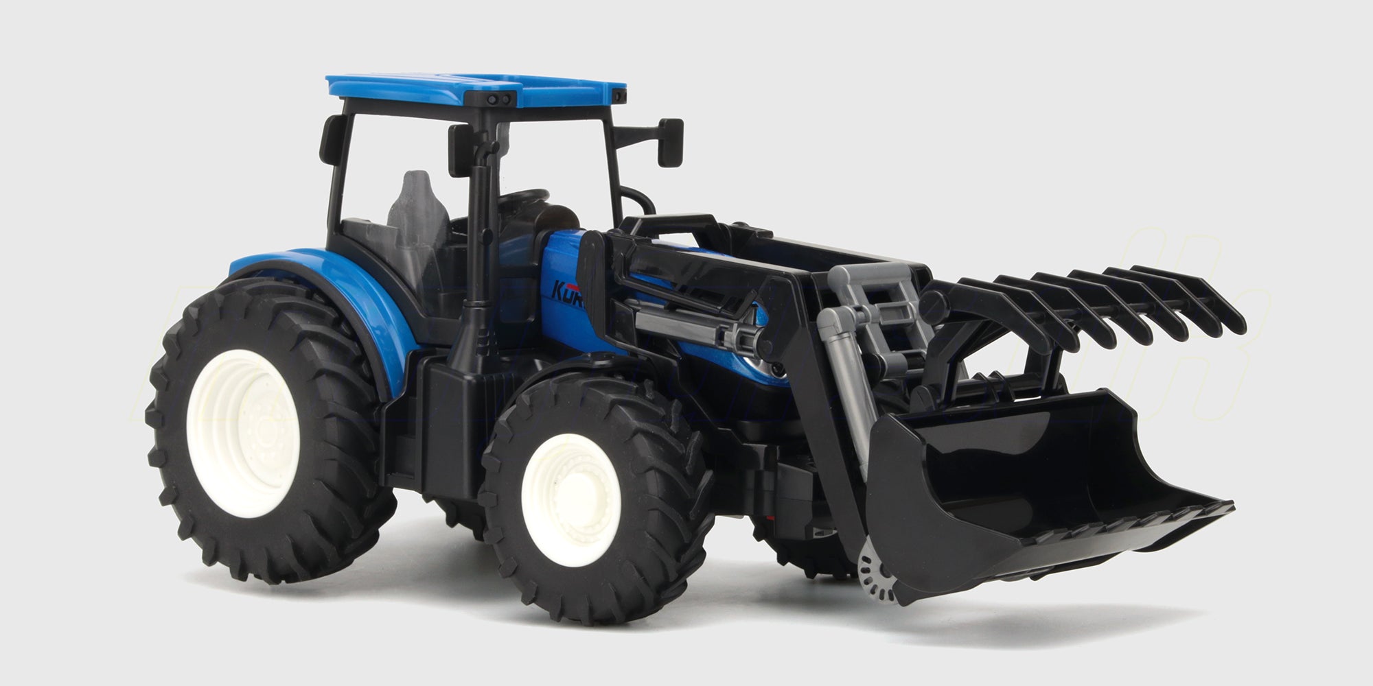 Radiostyrd traktor med 4 olika redskap! – Morfars
